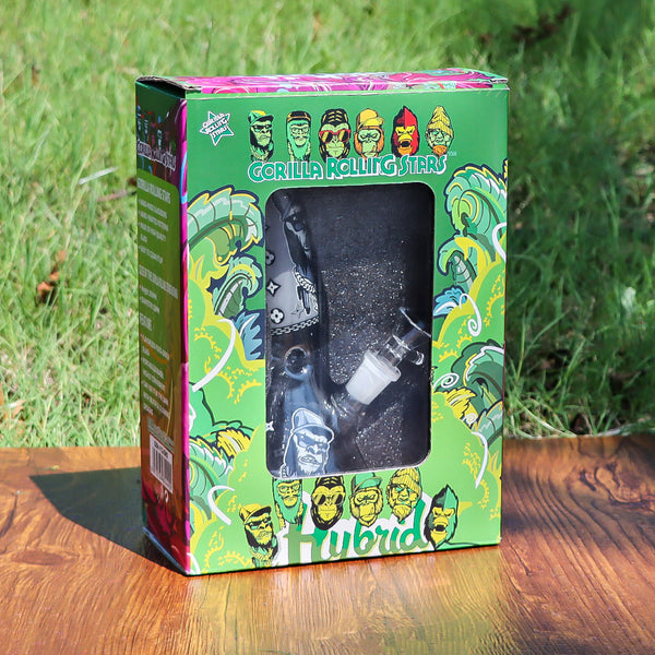 GORILLA ROLLING STARS Glass Bong Kit, Shatter Resistant & Portable Gla ...